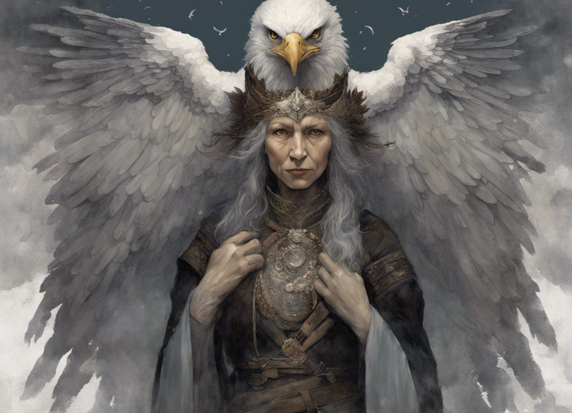 Louhi the Queen of the North - AI Generated Artwork - NightCafe Creator