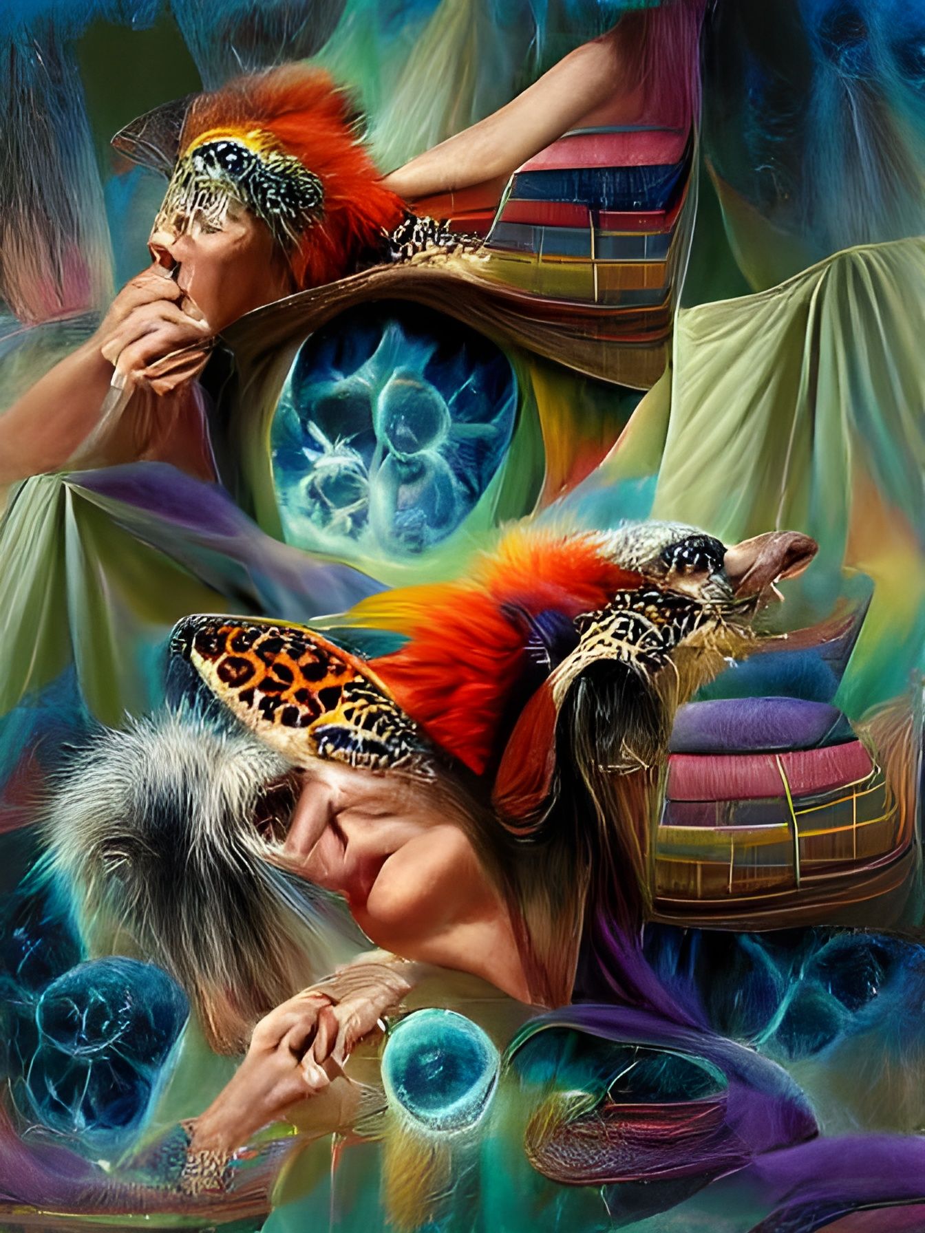 The shaman's psychedelic dreams and visions - AI Generated Artwork ...