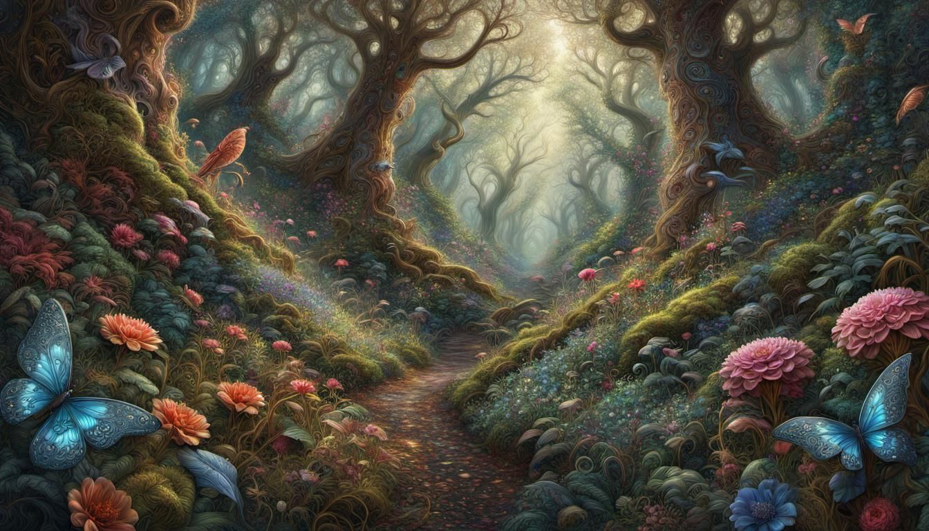 forest 3 - AI Generated Artwork - NightCafe Creator