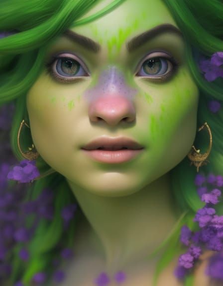 Ogre Girl - AI Generated Artwork - NightCafe Creator