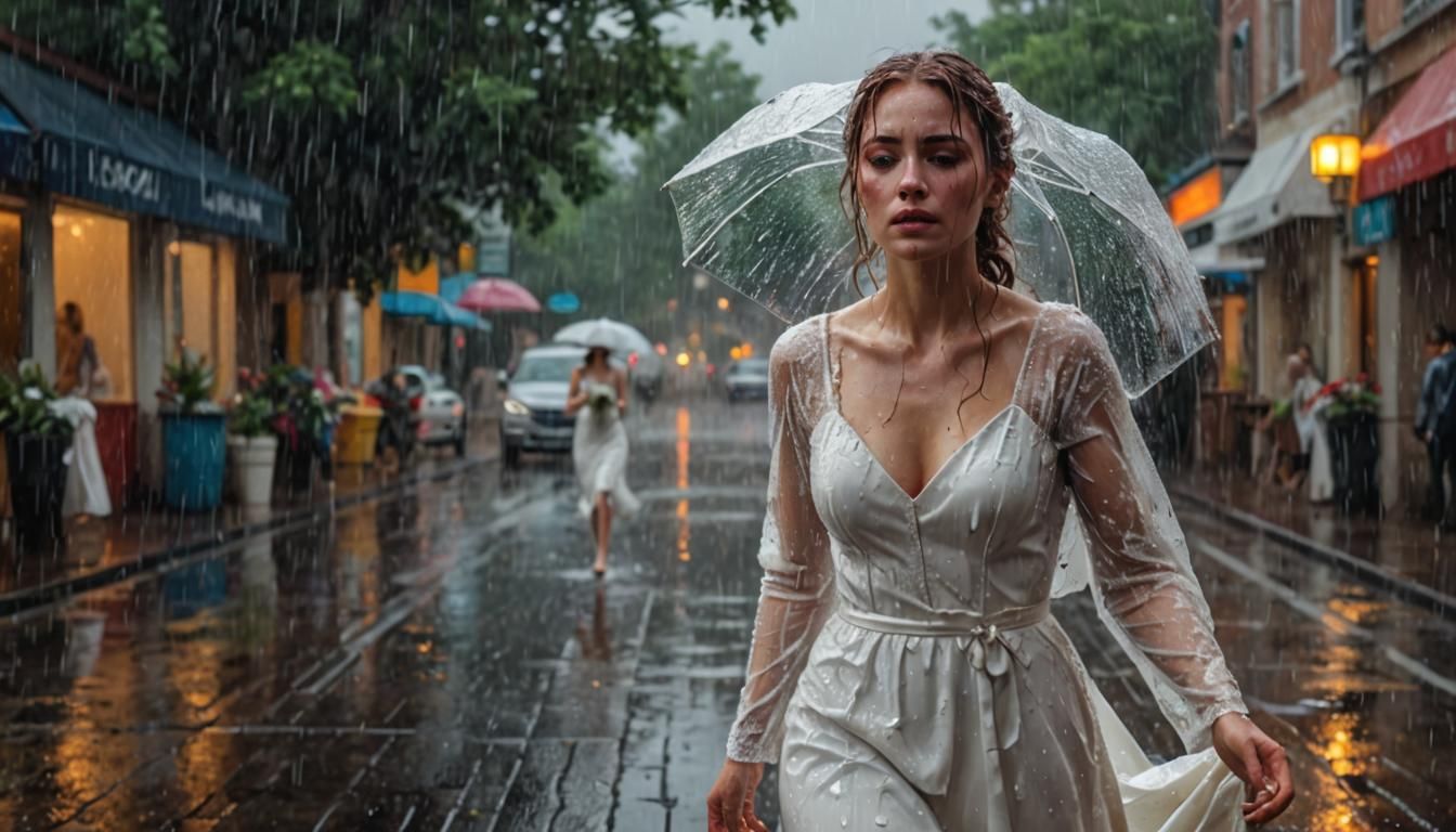 Runaway bride - AI Generated Artwork - NightCafe Creator