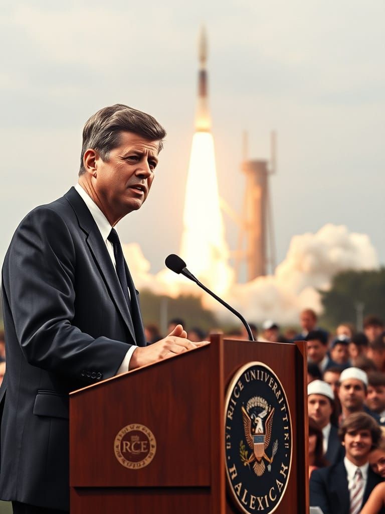 President Kennedy's 'The Nation's Space Effort' speech.