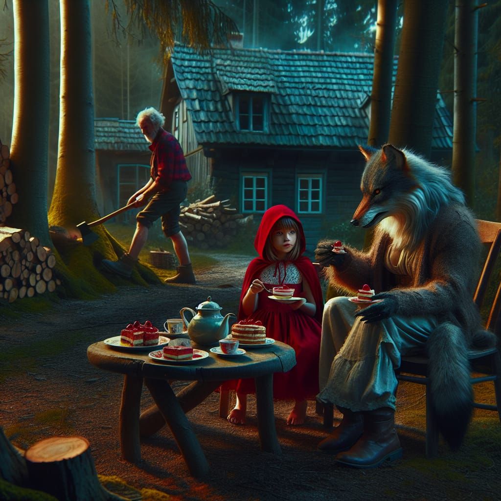 Suspicious Red - AI Generated Artwork - NightCafe Creator