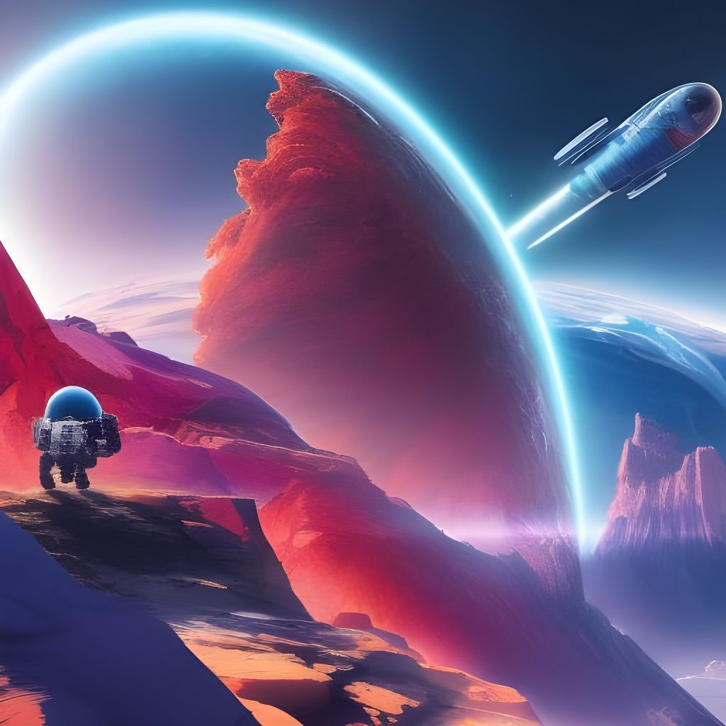 Exploring Space and Alien Planets - AI Generated Artwork - NightCafe ...