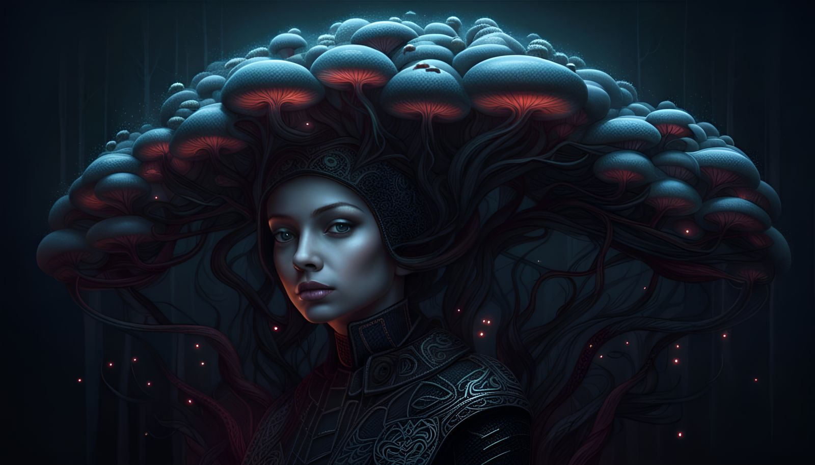 Funghi People VIII - AI Generated Artwork - NightCafe Creator