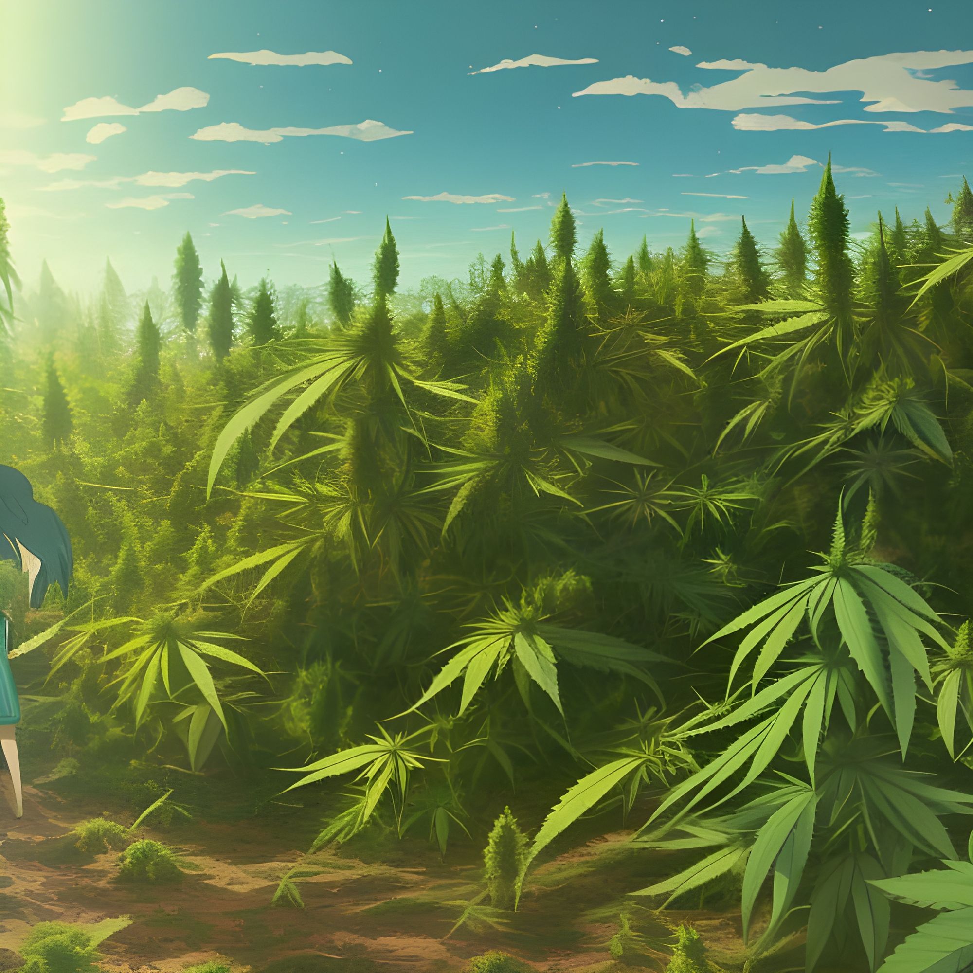 cannabis garden station on Mars- NFT :/ : r/nightcafe