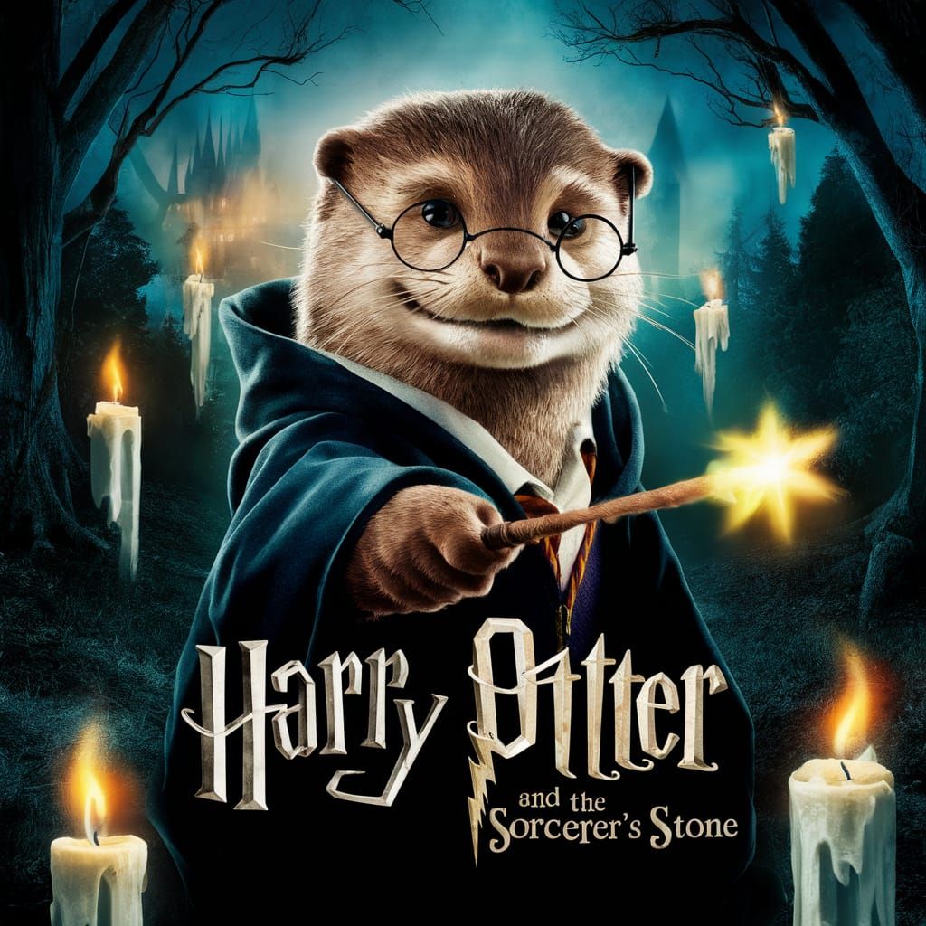 Harry Otter And The Sorcerer's Stone - AI Generated Artwork - NightCafe ...