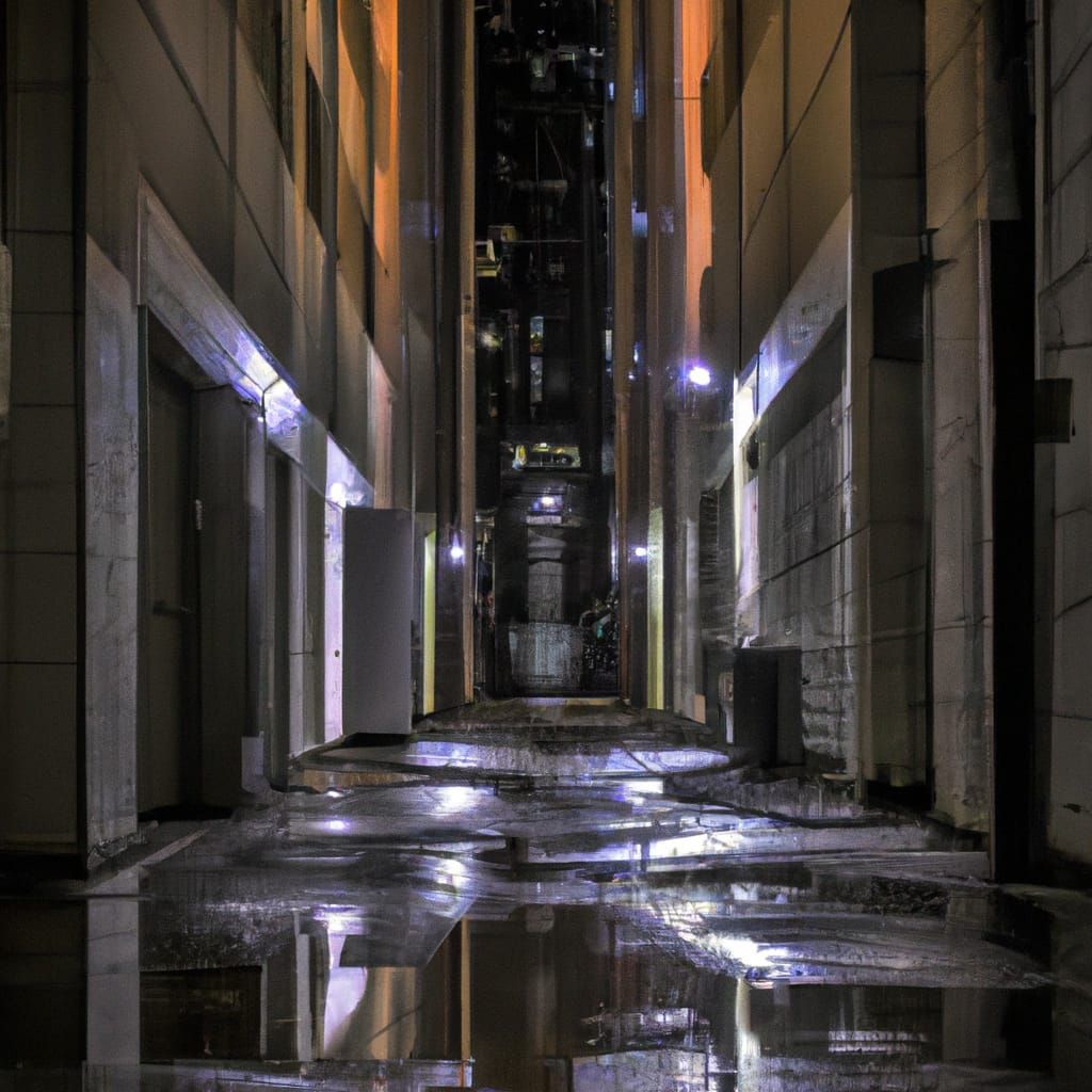 Urban Canyon - AI Generated Artwork - NightCafe Creator