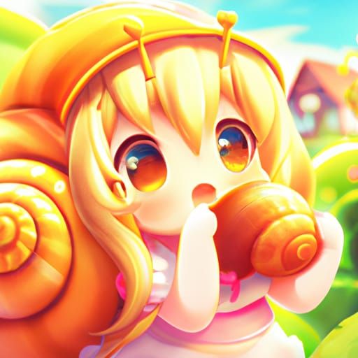snail girl - AI Generated Artwork - NightCafe Creator