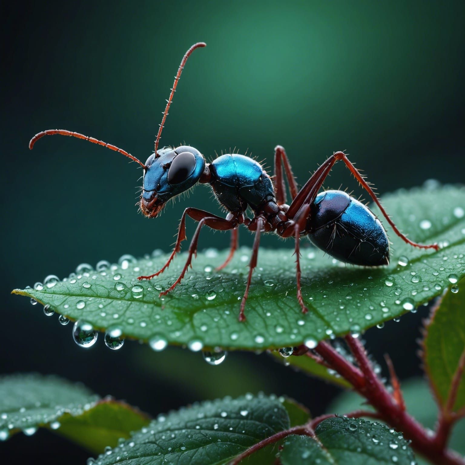 Ant | macro photography (Stable Core) - AI Generated Artwork ...
