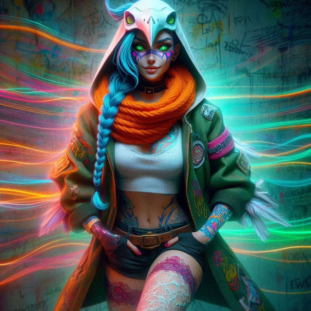 Firelights Jinx ♥ x) - AI Generated Artwork - NightCafe Creator