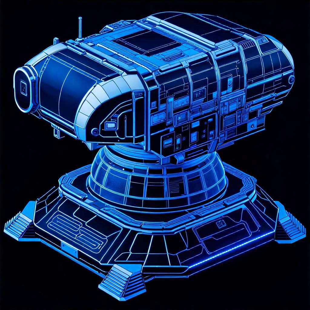Detailed Mockup - Sensor Turret - AI Generated Artwork - NightCafe Creator