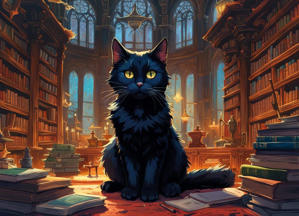 The Librarian - AI Generated Artwork - NightCafe Creator