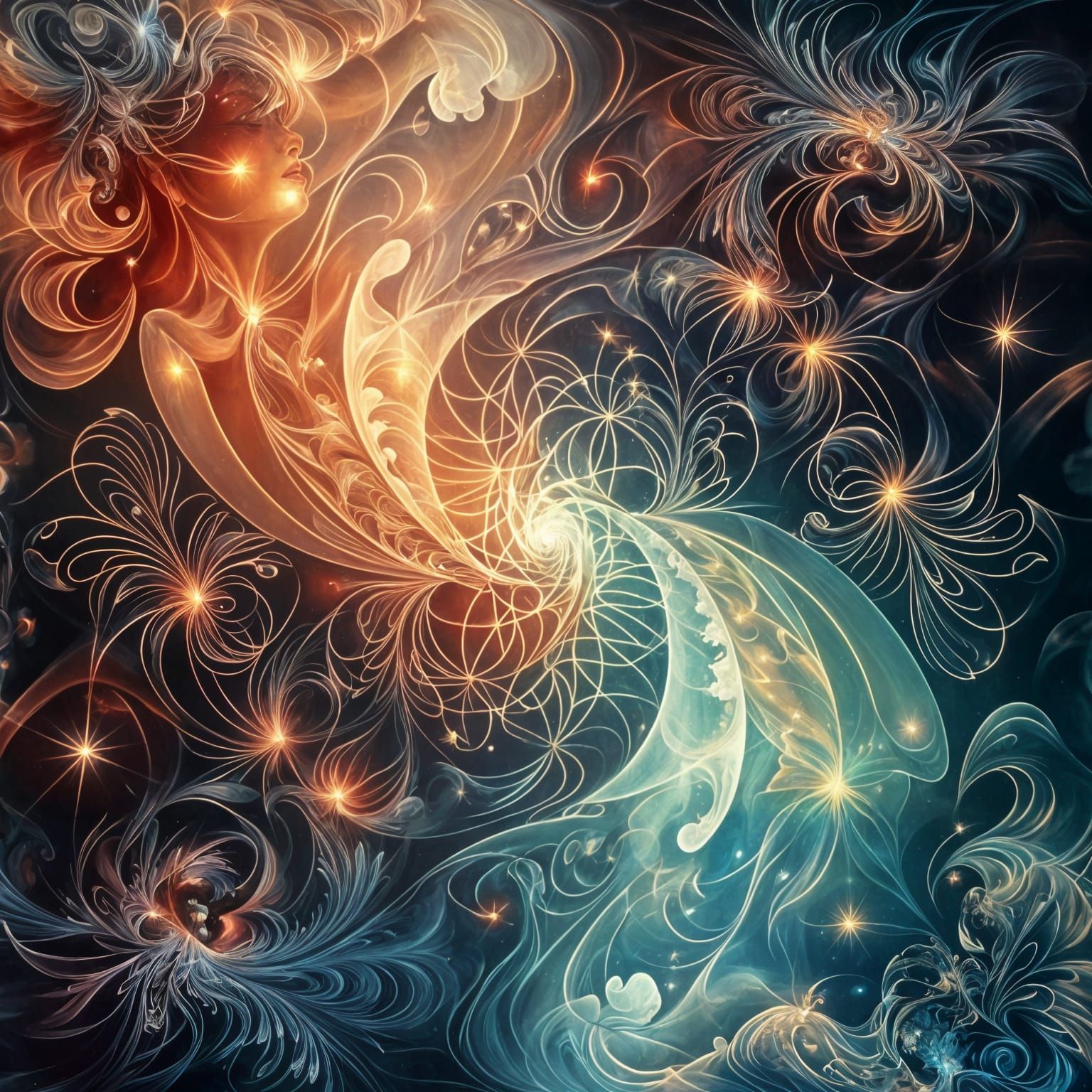 H1 Galactic Beauty - Galactic Surrealism Masterpiece