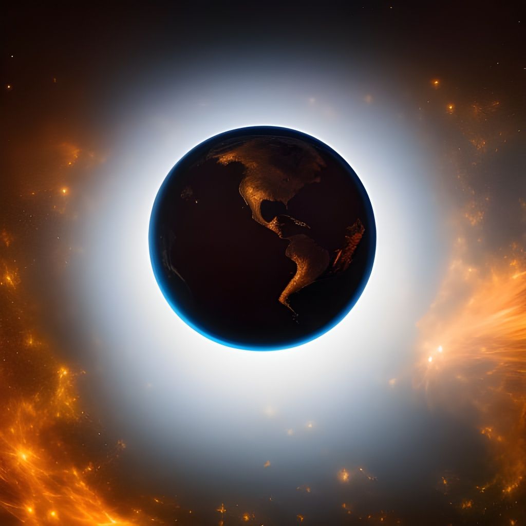 Out of body eclipse - AI Generated Artwork - NightCafe Creator
