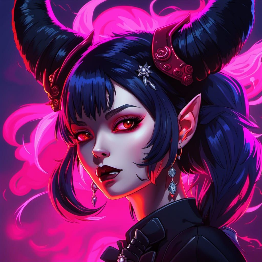 Demon Woman - AI Generated Artwork - NightCafe Creator