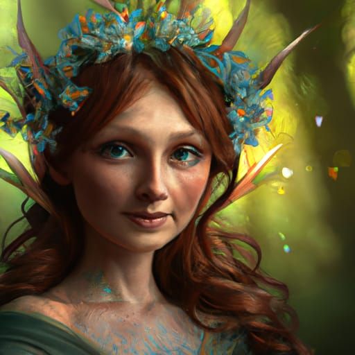 Delicate fairy princess - AI Generated Artwork - NightCafe Creator