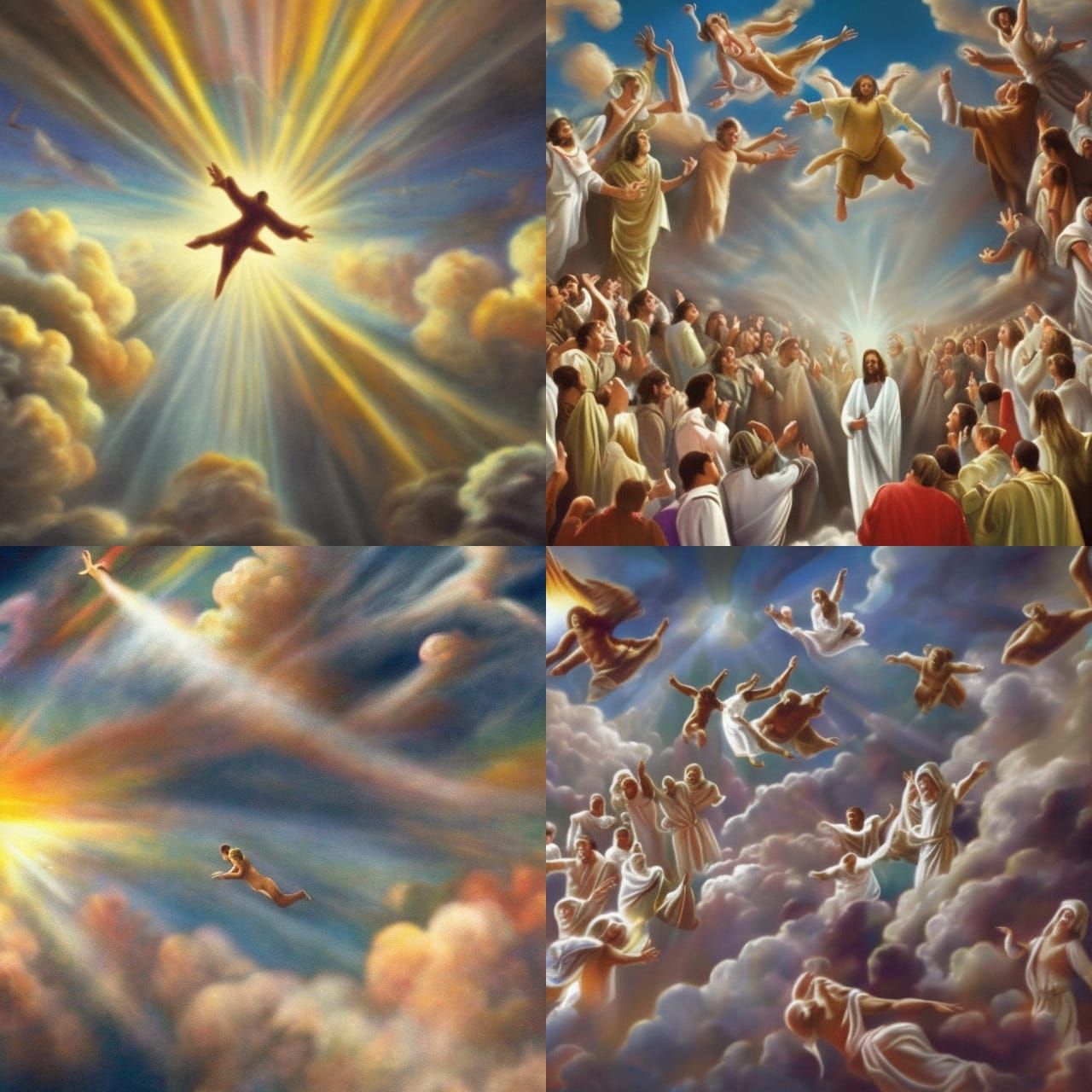 Rapture Of All The Christians Flying Up To Heaven In The Clouds To rapture-of-all-the-christians-flying-up-to-heaven-in-the-clouds-to