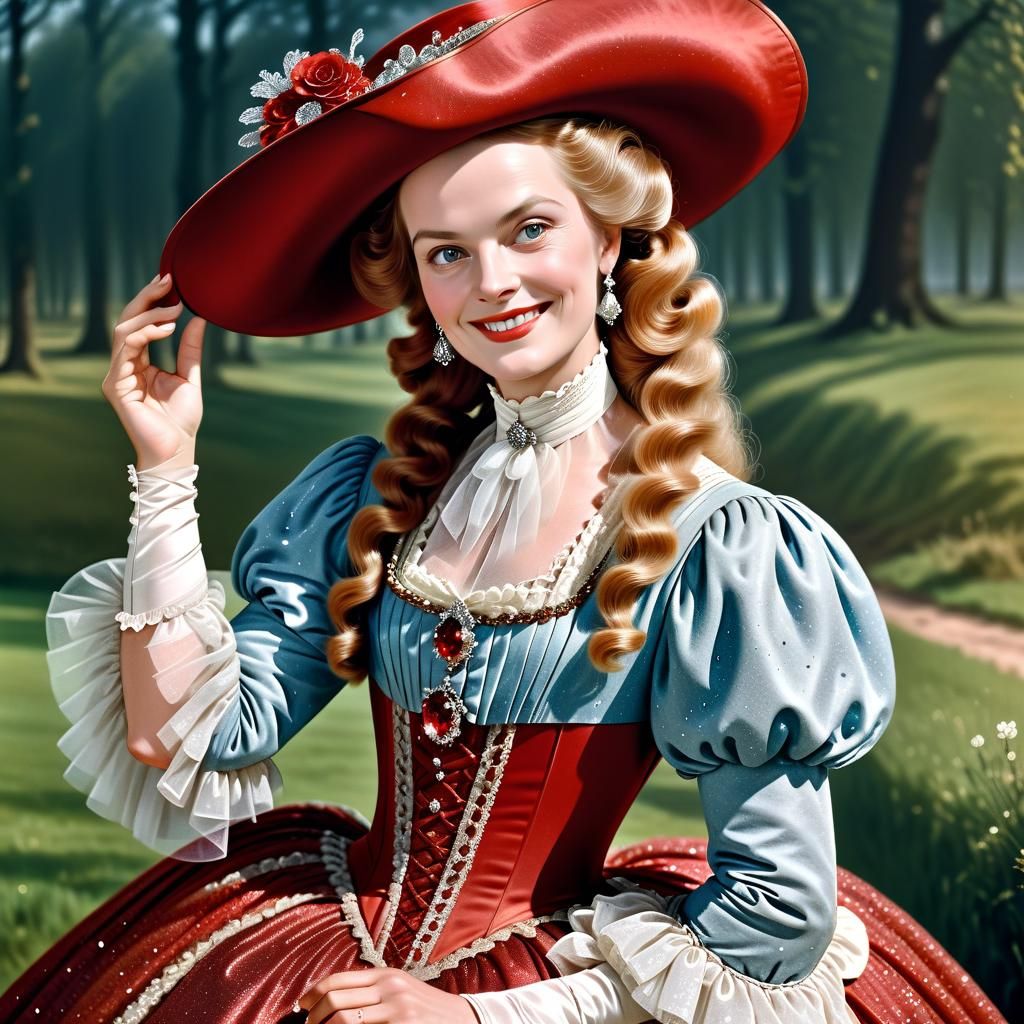 Beautiful Greta Garbo as Marie Duplessis (Camille) - AI Generated ...