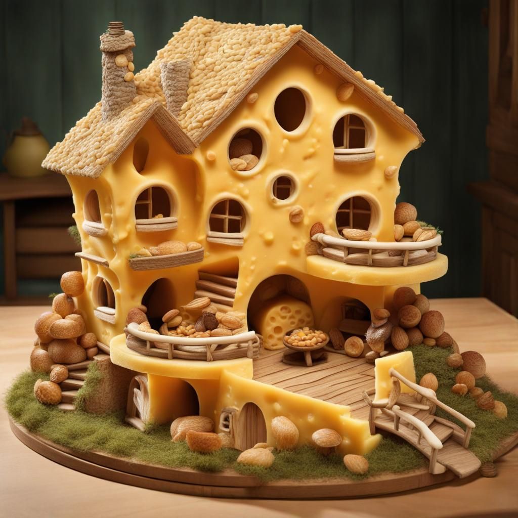 Mouse House - AI Generated Artwork - NightCafe Creator