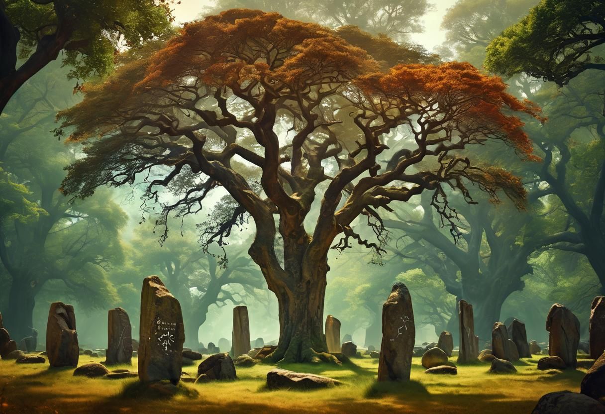 Sacared Trees - AI Generated Artwork - NightCafe Creator