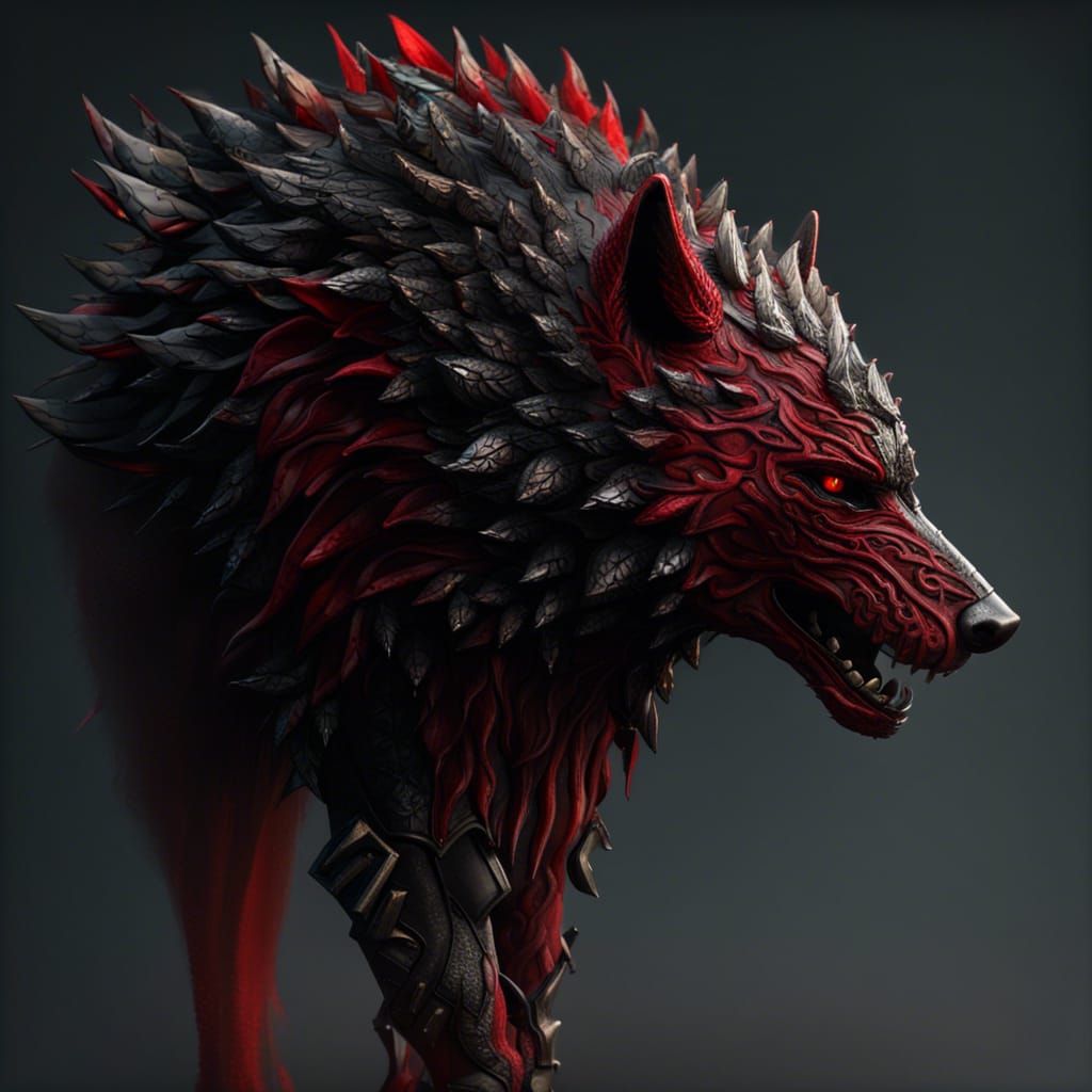 wolf armour. - AI Generated Artwork - NightCafe Creator