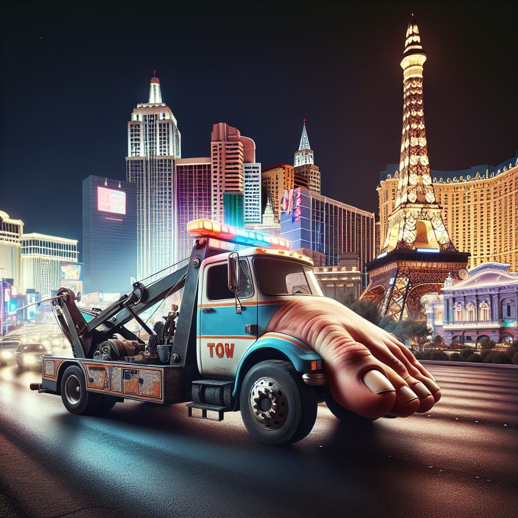 Toe Truck - AI Generated Artwork - NightCafe Creator