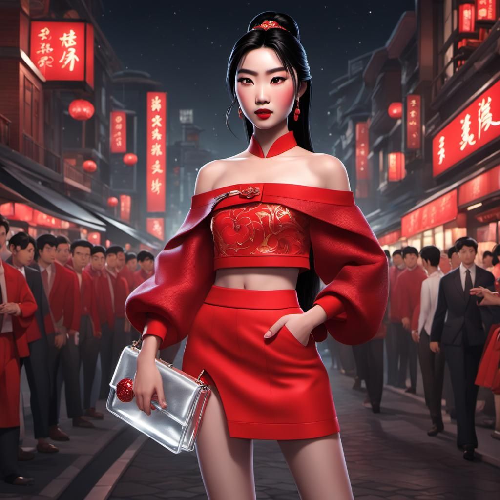 Modern day Mulan - AI Generated Artwork - NightCafe Creator