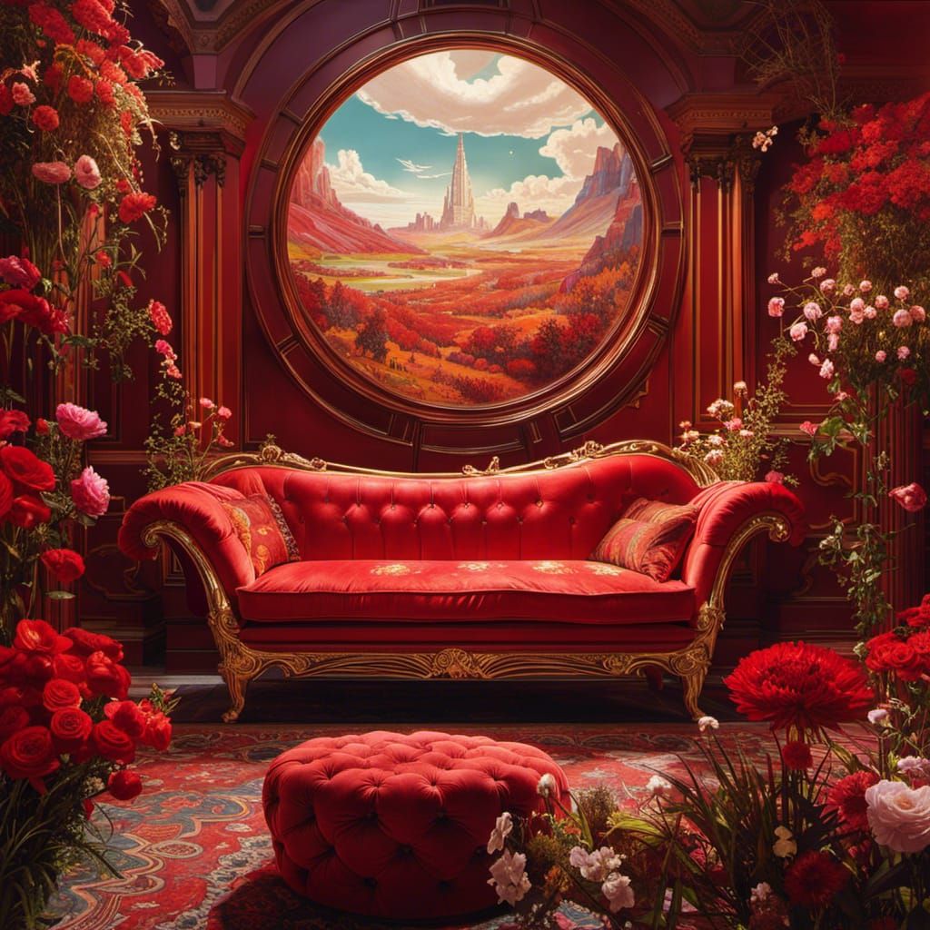 Red Views - AI Generated Artwork - NightCafe Creator