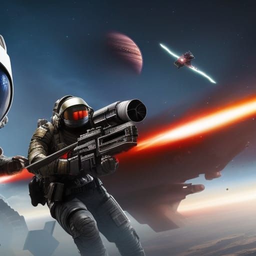 Space Lore Military Poster 1.4 - AI Generated Artwork - NightCafe Creator