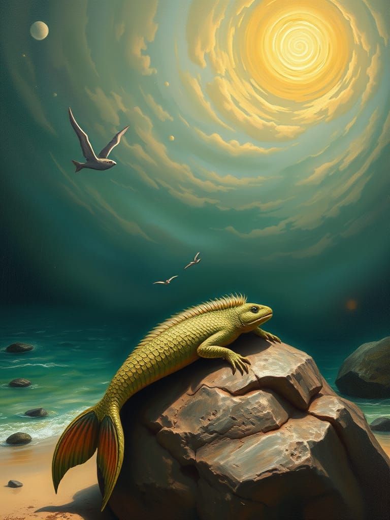 Imagine a prehistoric mermaid - Prehistoric Mermaid on the ...
