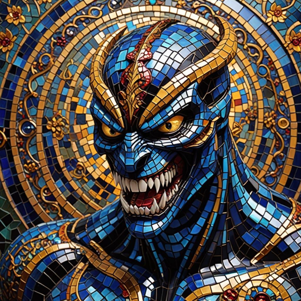 A mosaic Monster - A mosaic Monster