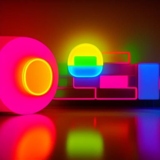 neon colors abstract - AI Generated Artwork - NightCafe Creator