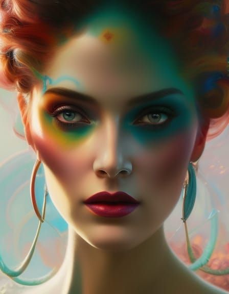 Futuristic Delicate Clown - PORTRAIT 100 - AI Generated Artwork ...