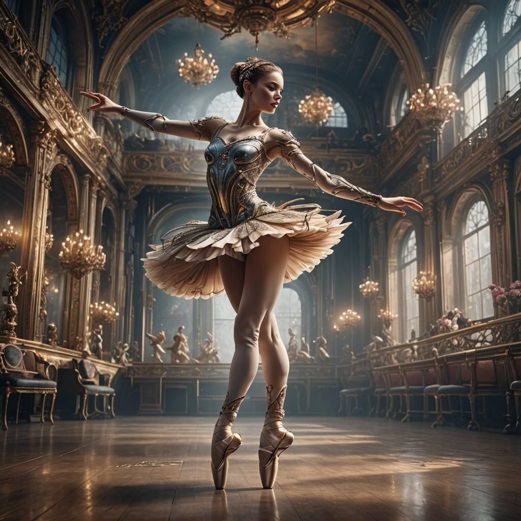BioMech Ballet - AI Generated Artwork - NightCafe Creator