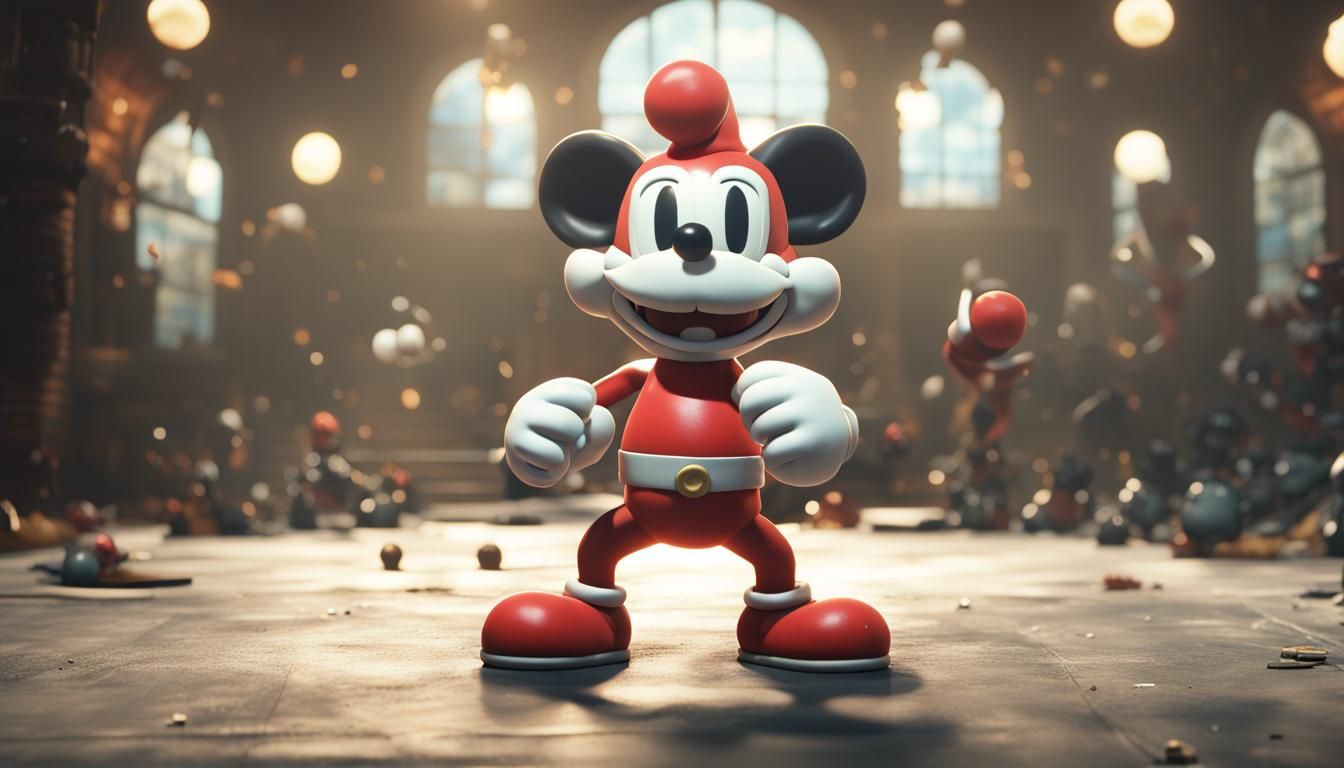 Cuphead Mikey Mouse Skin - AI Generated Artwork - NightCafe Creator