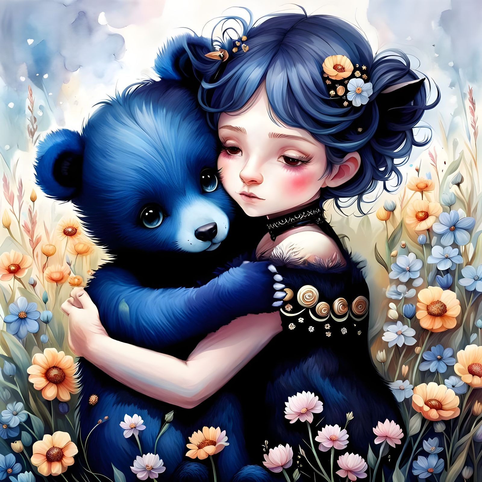 Missing My Cuddle Bear - AI Generated Artwork - NightCafe Creator