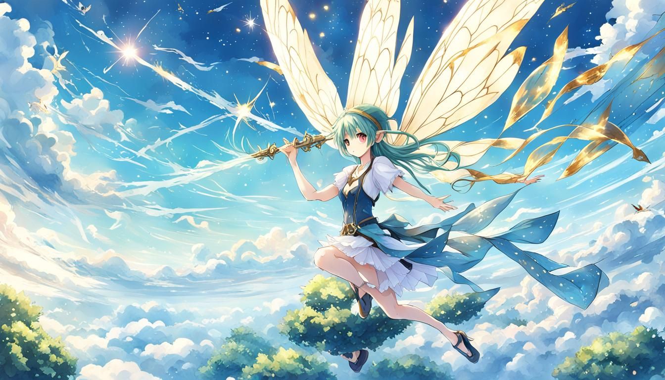 Fae Flight - AI Generated Artwork - NightCafe Creator