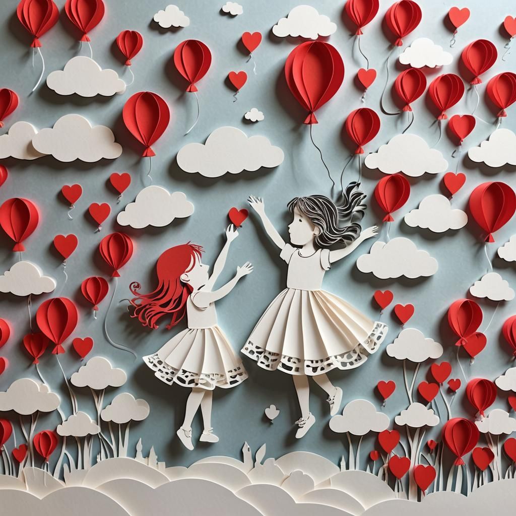 Red Balloons - AI Generated Artwork - NightCafe Creator