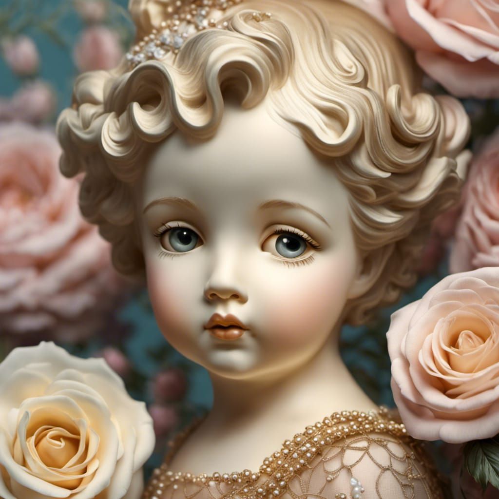 Emily Lloyd Baby Cherub - AI Generated Artwork - NightCafe Creator