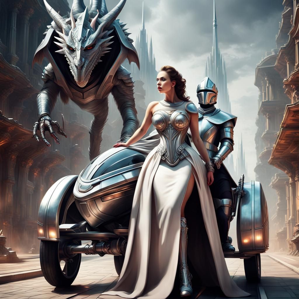 Medieval Future - AI Generated Artwork - NightCafe Creator