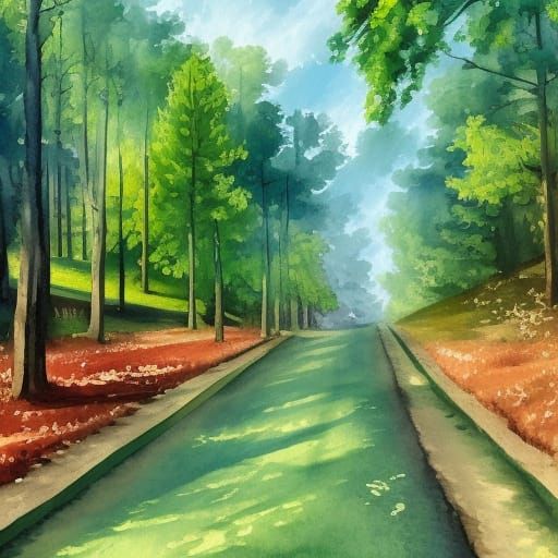 Park - AI Generated Artwork - NightCafe Creator