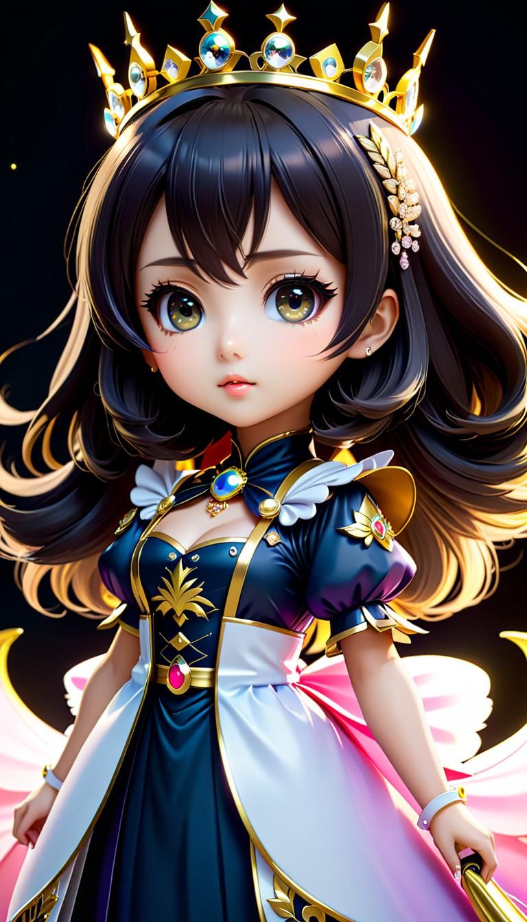 Chibi Queen - AI Generated Artwork - NightCafe Creator
