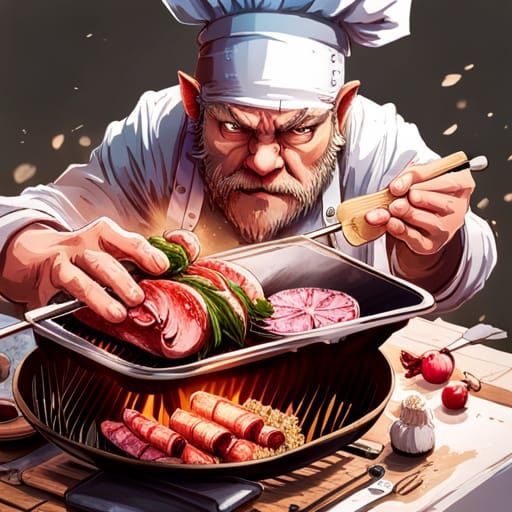 Mad chef - AI Generated Artwork - NightCafe Creator