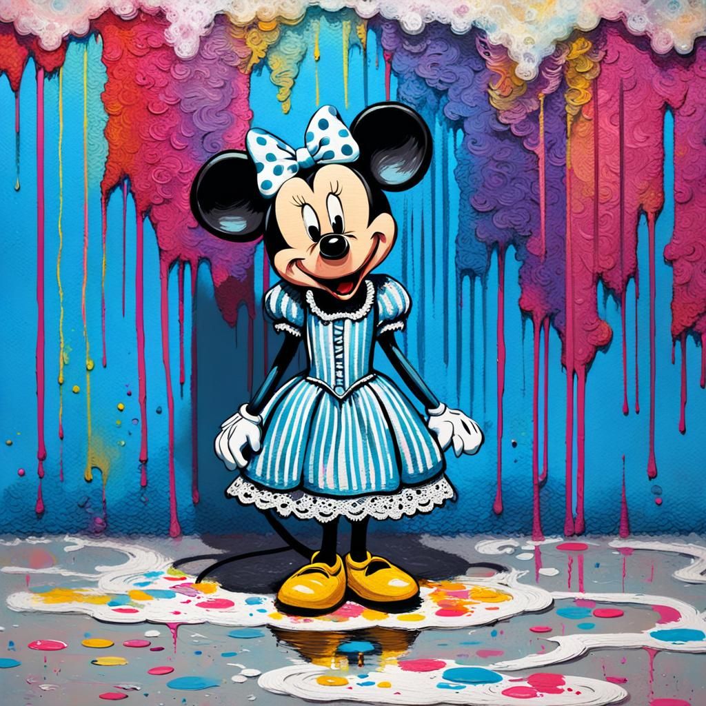 Minnie Mouse - AI Generated Artwork - NightCafe Creator