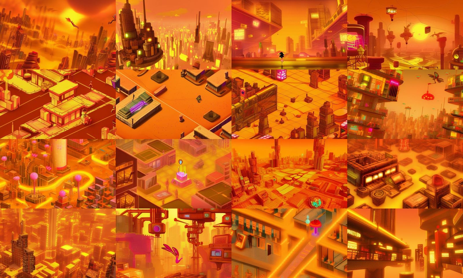 Lava City 2 - AI Generated Artwork - NightCafe Creator