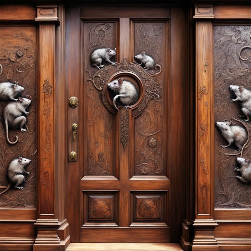 Rat Door - AI Generated Artwork - NightCafe Creator