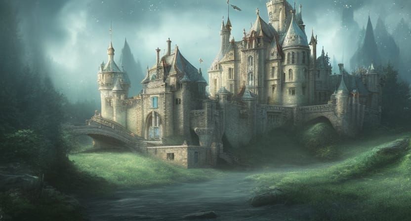 Castle - AI Generated Artwork - NightCafe Creator
