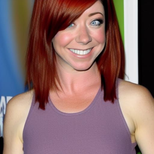 Alyson Hannigan - AI Generated Artwork - NightCafe Creator