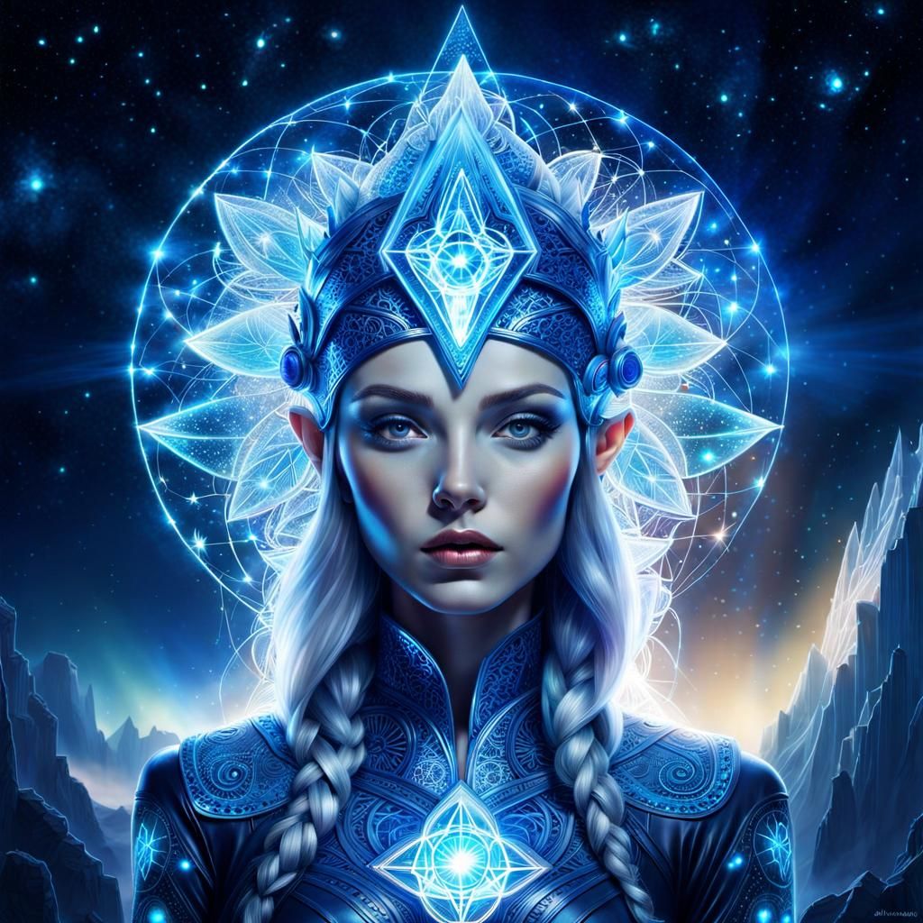 Magic Space Elf - AI Generated Artwork - NightCafe Creator